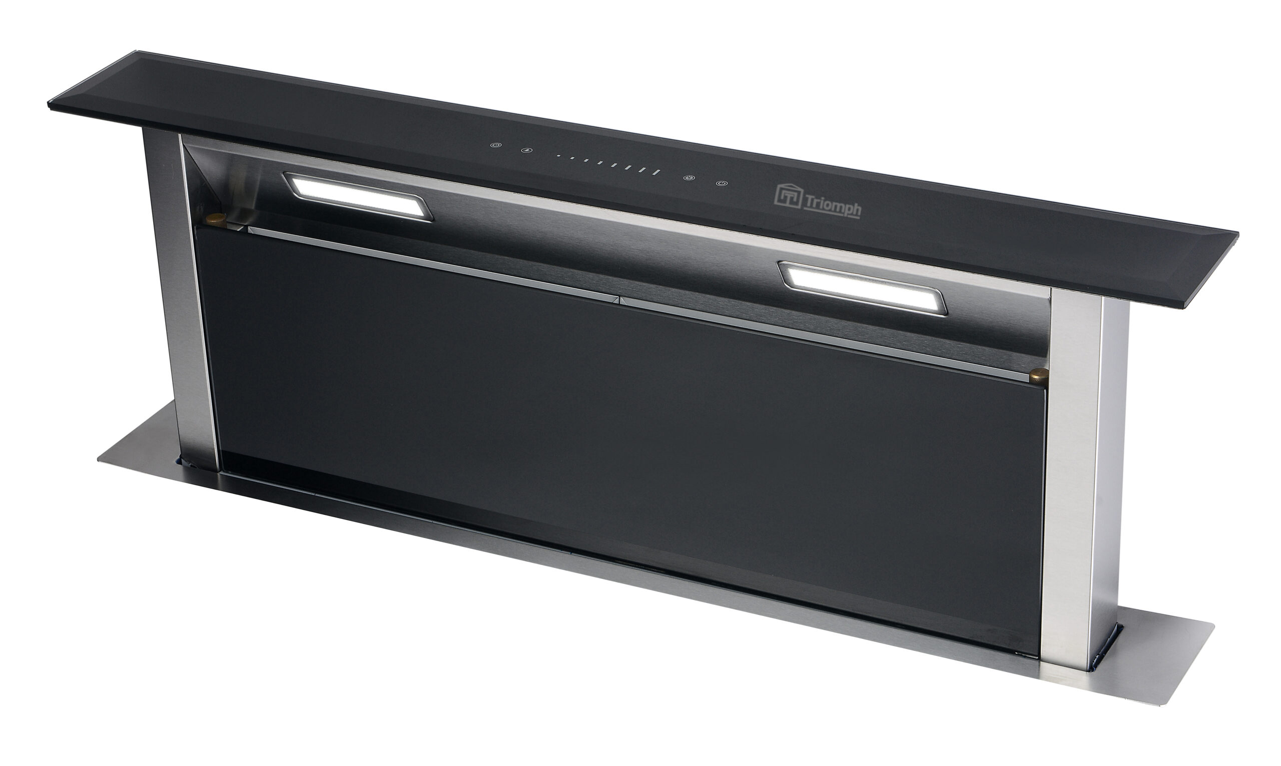 Hotte escamotable à poser 90 cm 750 m3 inox - TRCRH9075X - Triomph
