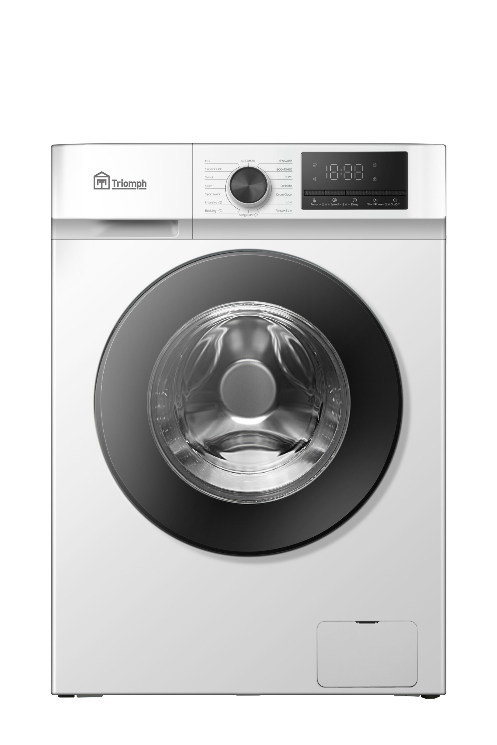 Lave-linge frontal 12kg 1200rpm moteur numérique blanc - TRLFL1212W ...